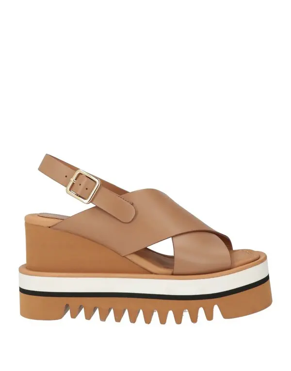 PALOMA BARCELO Nance Sandals Camel Size Cow Leather