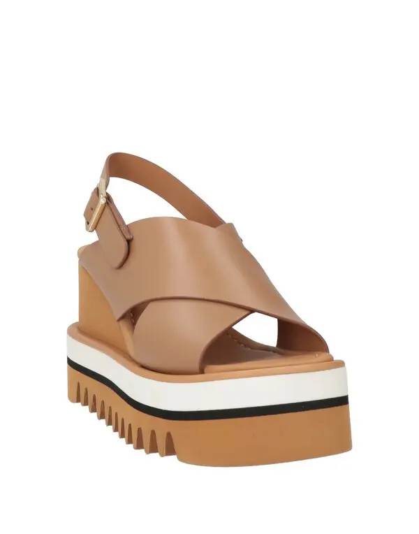 PALOMA BARCELO Nance Sandals Camel Size Cow Leather