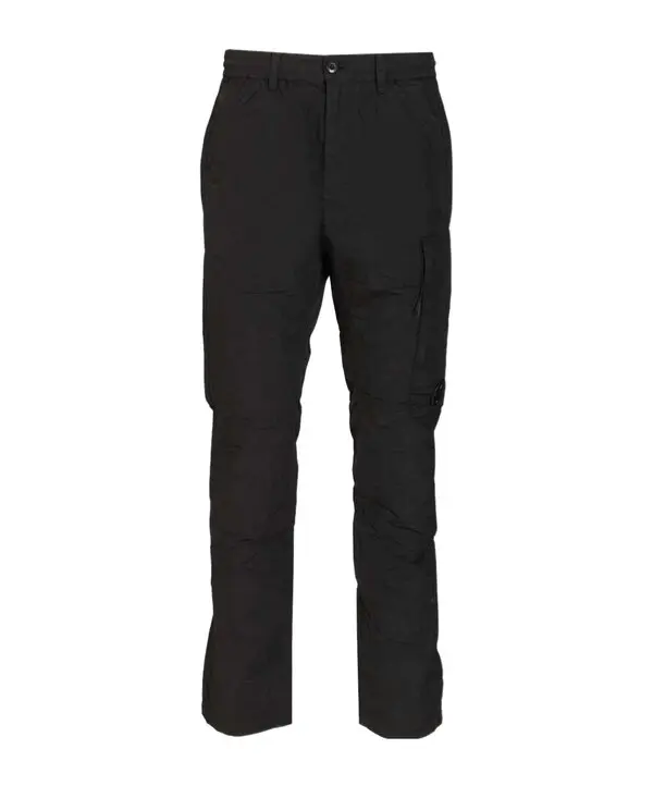 C.P. COMPANY Mid-rise Cargo Pants - Black