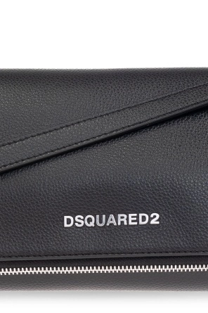 Dsquared2 Neoclassic Pebbled Zipped Messenger Bag