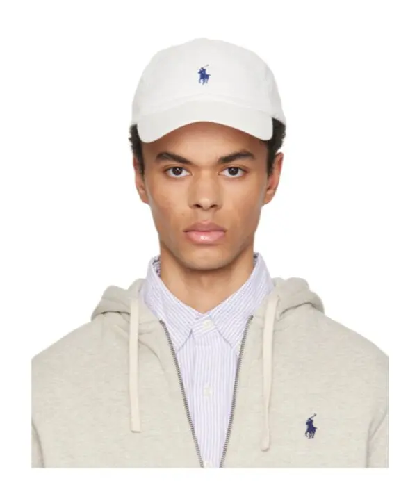 Polo Ralph Lauren Pony Embroidered Ball Cap - White