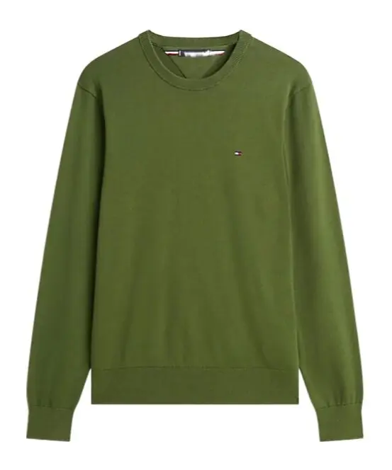 Tommy Hilfiger Flag Embroidery Crew Neck Jumper