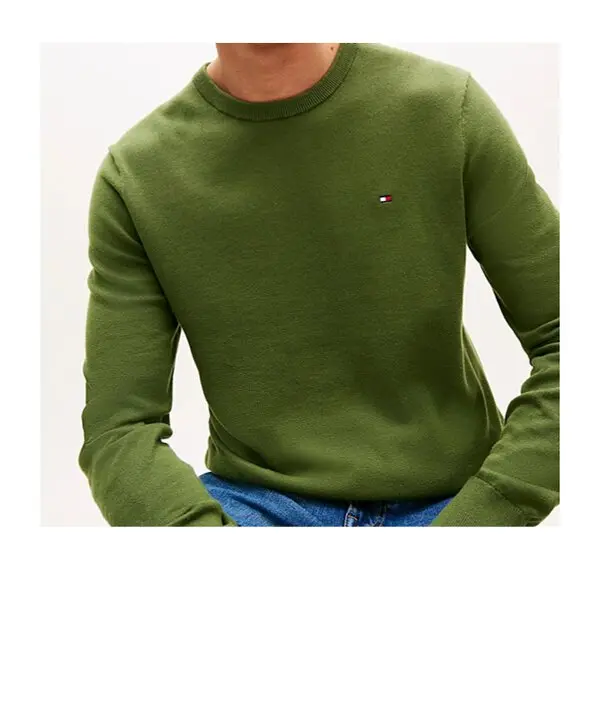Tommy Hilfiger Flag Embroidery Crew Neck Jumper
