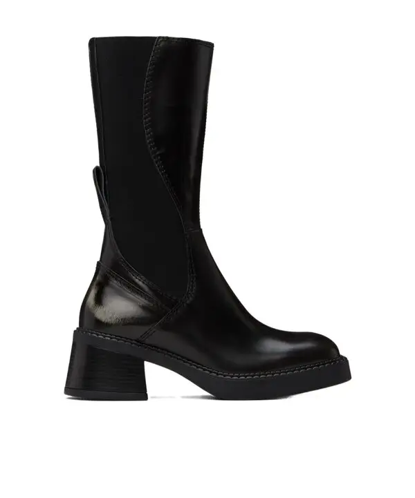 MIISTA Square-toed Short Boots