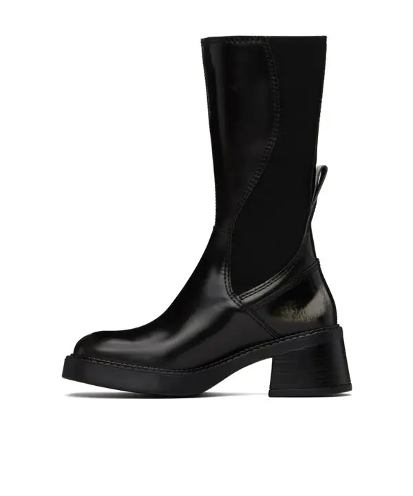 MIISTA Square-toed Short Boots
