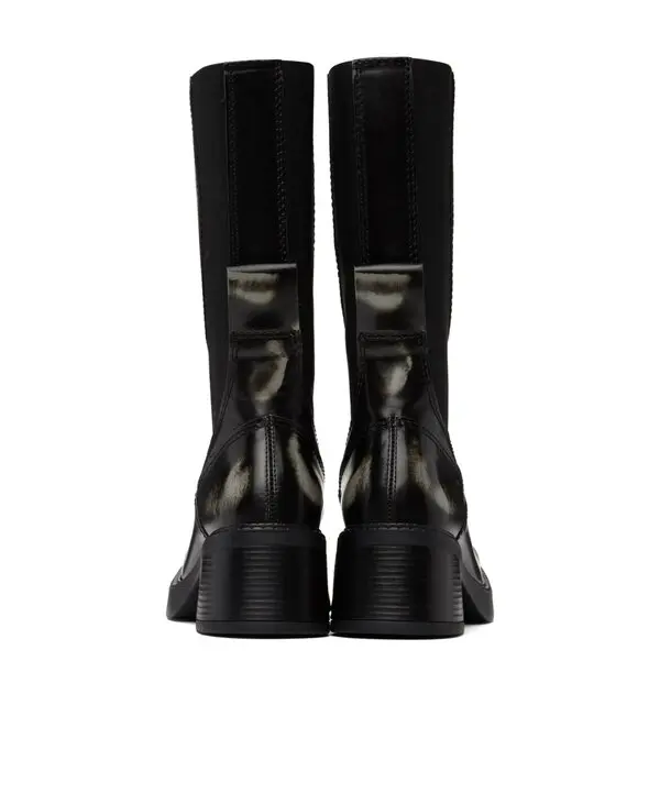 MIISTA Square-toed Short Boots
