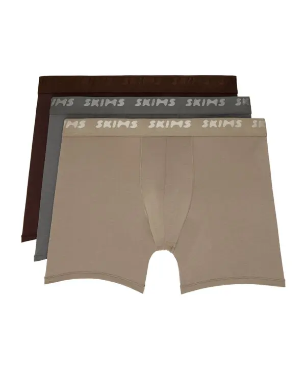 SKIMS Logo Boxer Briefs Three-pack
