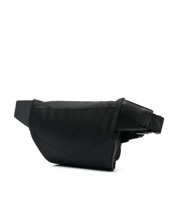 Emporio Armani Logo Plaque Zipped Belt Bag