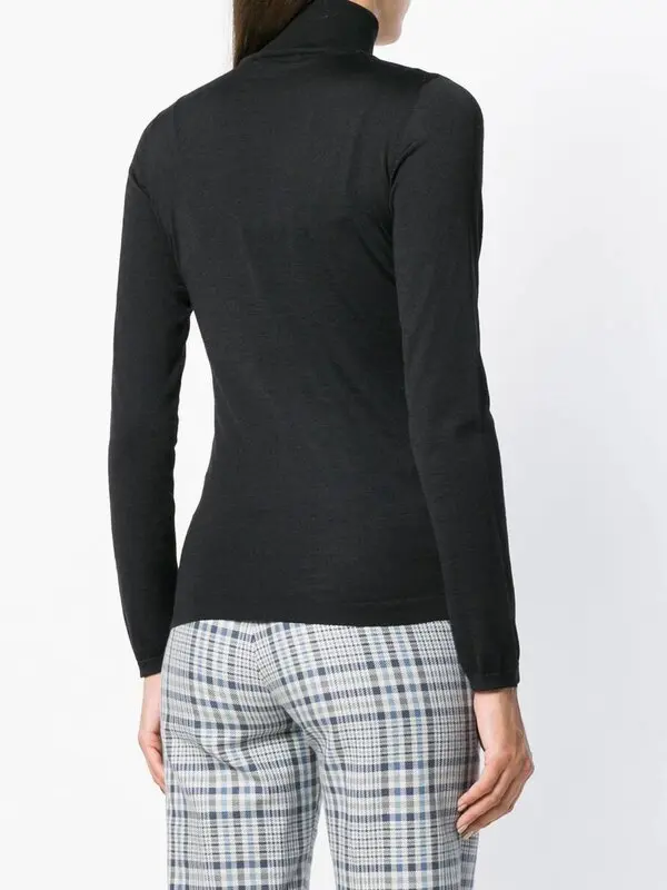 Brunello Cucinelli Roll-neck Tonal Jumper