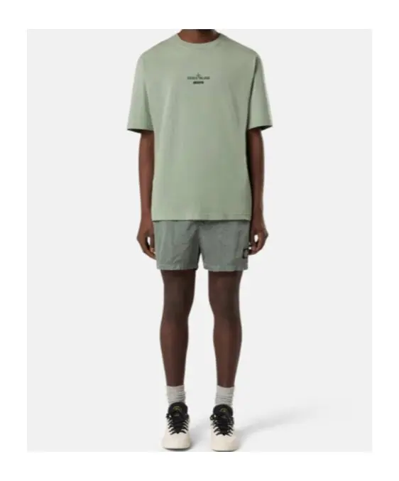 Stone Island Compass Patch Mid-rise Swim Shorts