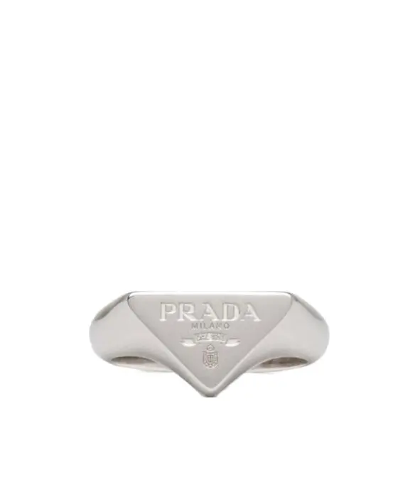 Prada Symbole Ring - Silver
