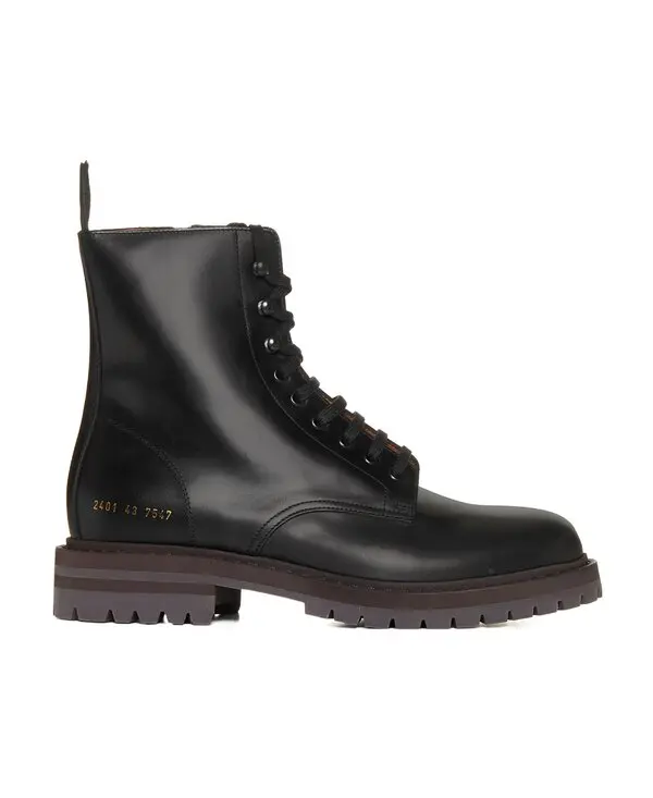 COMMON PROJECTS Lace-up Ankle Boots - Black