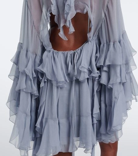 Chloé Ruffled Muslin Minidress