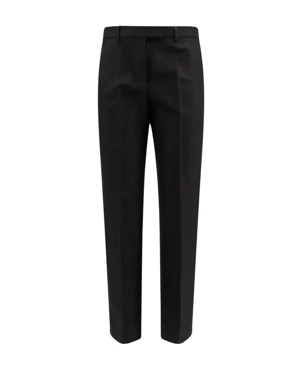 Max Mara High Waist Straight Leg Pants - Black