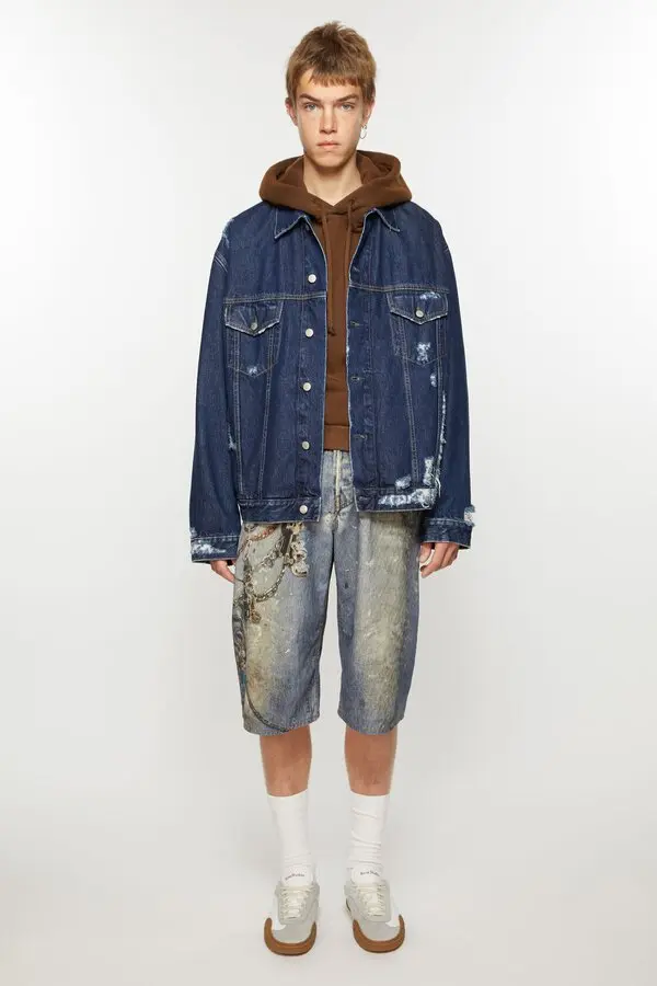 Acne Studios Round Toe Lace-up Sneakers