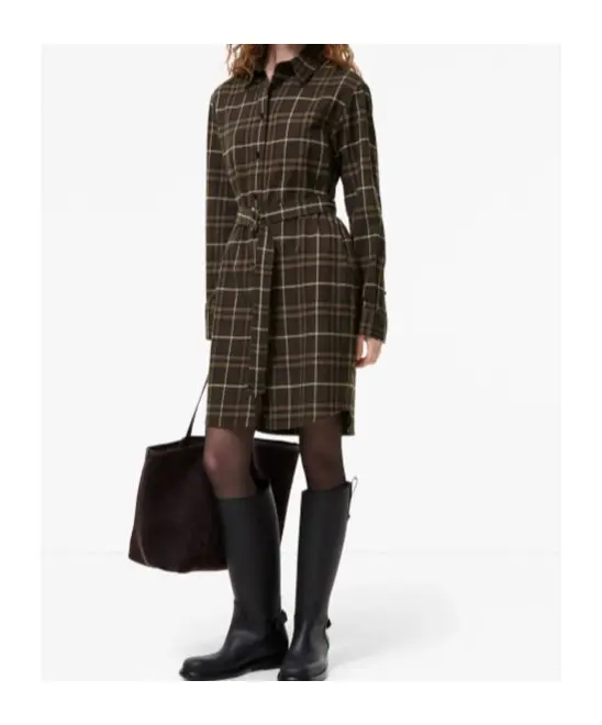 Burberry Check Cotton Shirt Dress