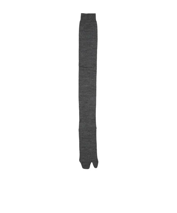 MAISON MARGIELA Solidcolor Long Socks - Black