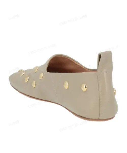 Chloé Minimalist Leather Ballet Flats