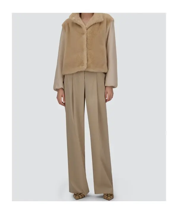 Herno Pleated Trousers - Beige