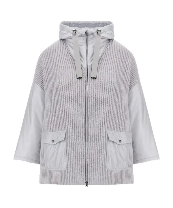 Herno Panelled Drawstring Hooded Jacket