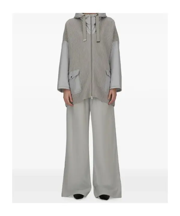 Herno Panelled Drawstring Hooded Jacket
