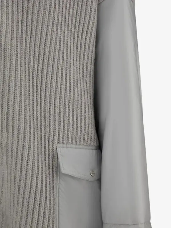 Herno Panelled Drawstring Hooded Jacket