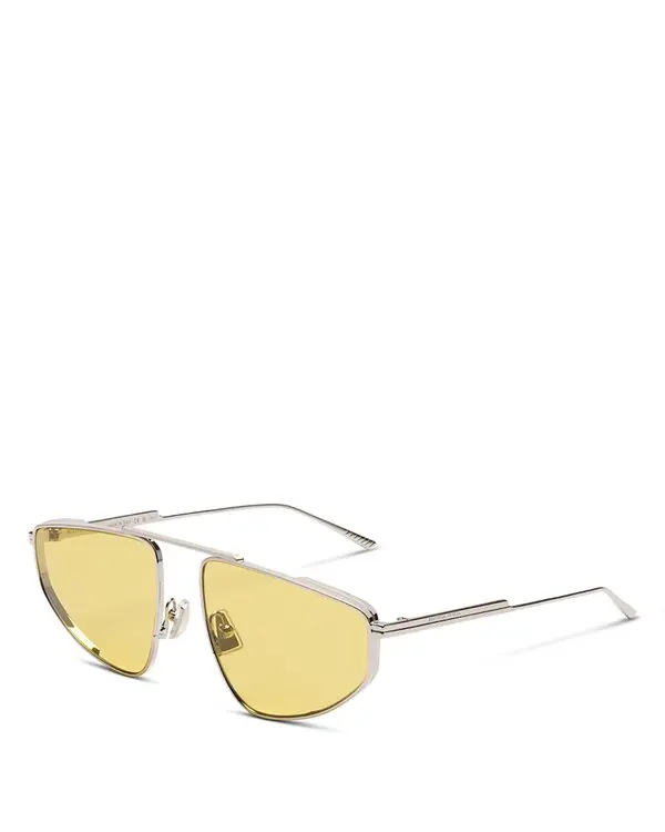 Bottega Veneta Geometric Sunglasses, 59mm