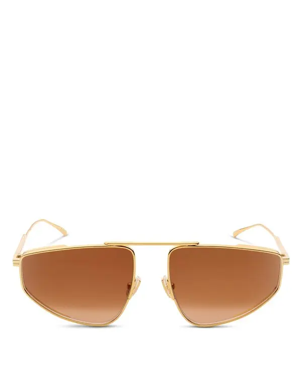 Bottega Veneta Geometric Sunglasses, 59mm