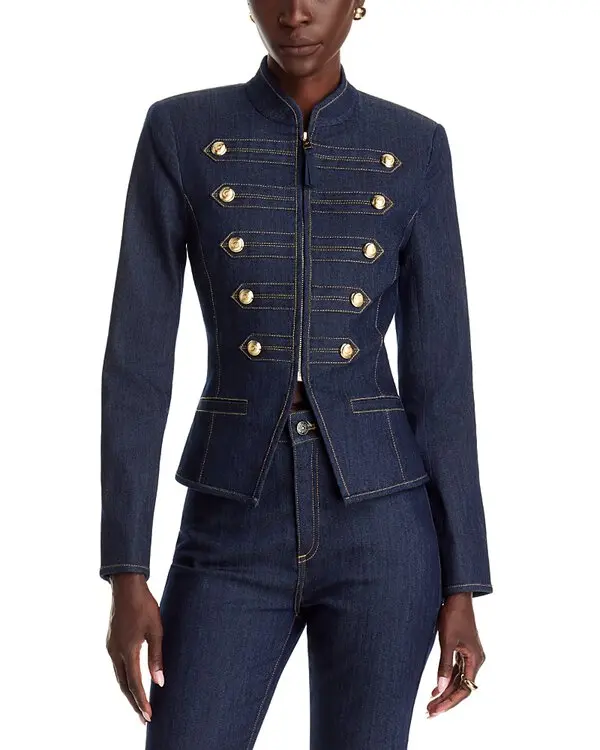 Cinq À Sept Abbott Zip Front Band Jacket