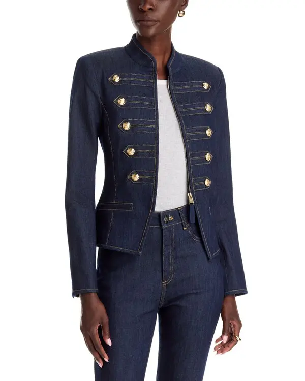 Cinq À Sept Abbott Zip Front Band Jacket