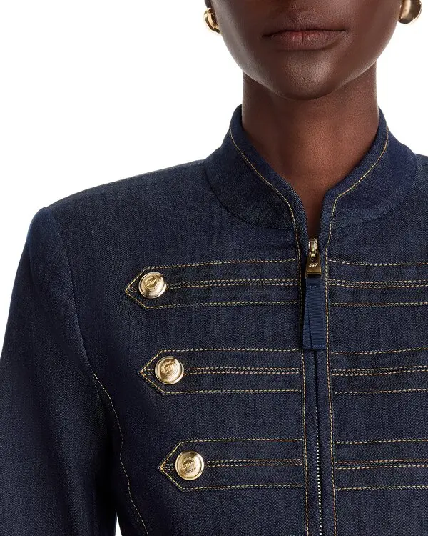 Cinq À Sept Abbott Zip Front Band Jacket