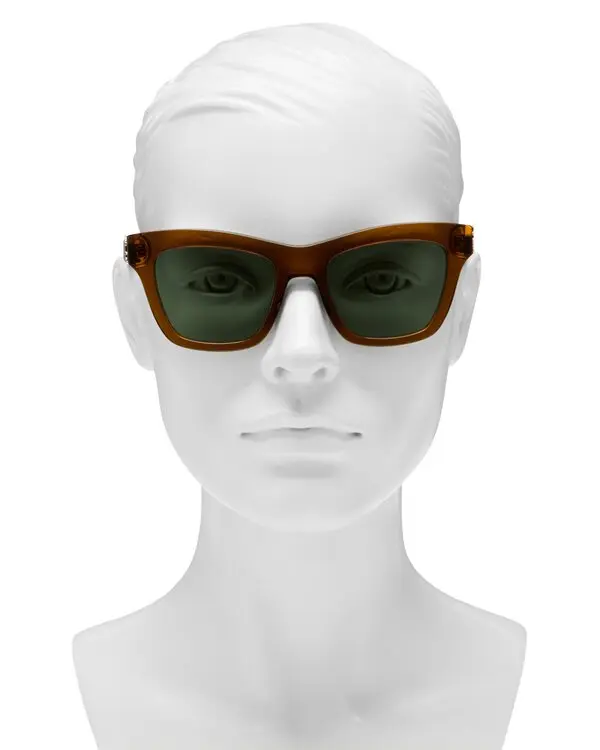 Saint Laurent Square Sunglasses, 52mm