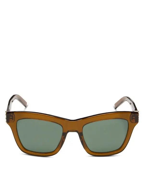 Saint Laurent Square Sunglasses, 52mm