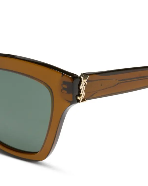 Saint Laurent Square Sunglasses, 52mm