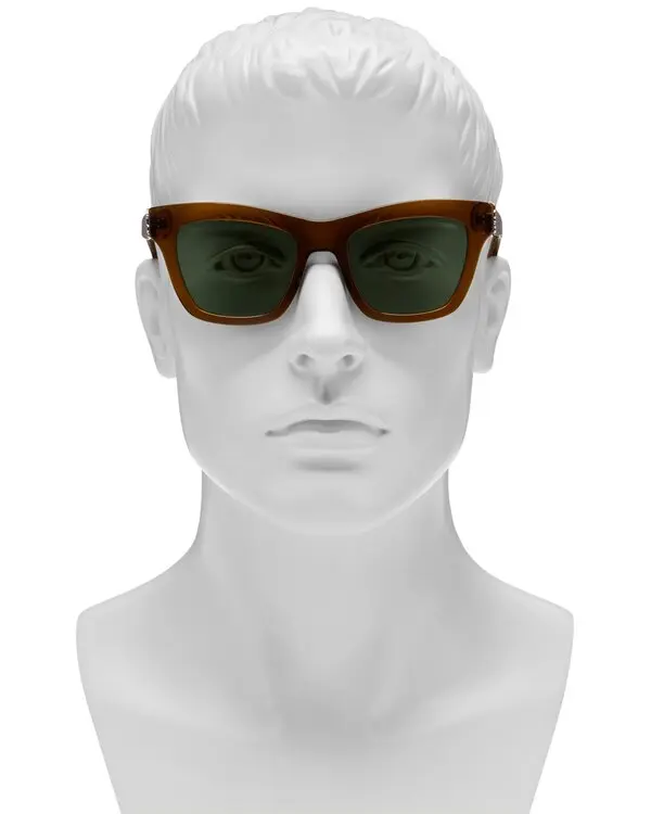 Saint Laurent Square Sunglasses, 52mm
