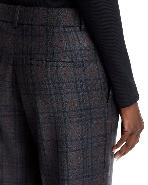 Theory Wool Wide Leg Trousers