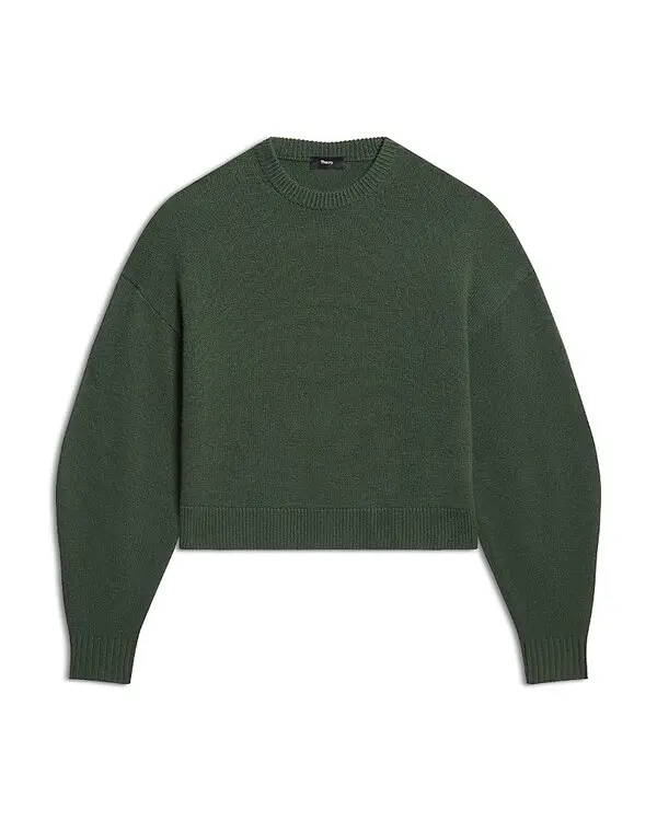 Theory Cashmere Crewneck Sweater - Ivy
