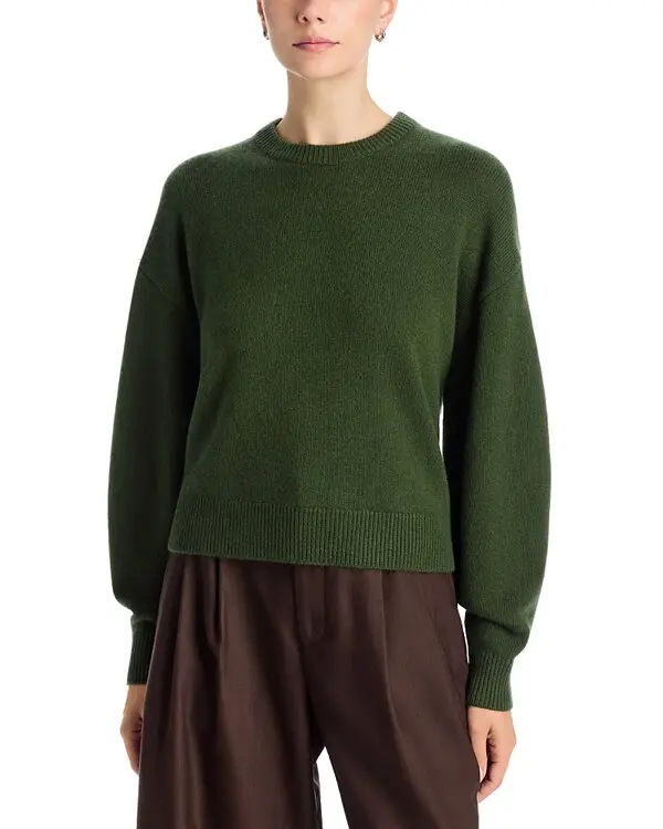 Theory Cashmere Crewneck Sweater - Ivy