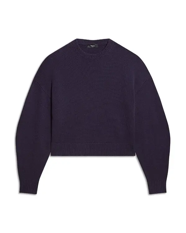 Theory Cashmere Crewneck Sweater - Nightshade