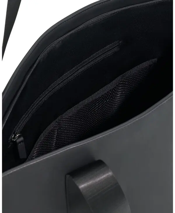 Boggi Milano Rubberised Fabric Tote Bag
