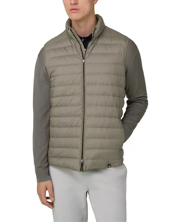 Boggi Milano Goose Down Gilet - Taupe