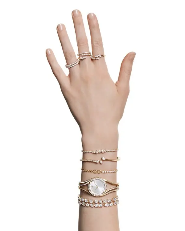 SWAROVSKI Mesmera Stone Open Bangle Bracelet