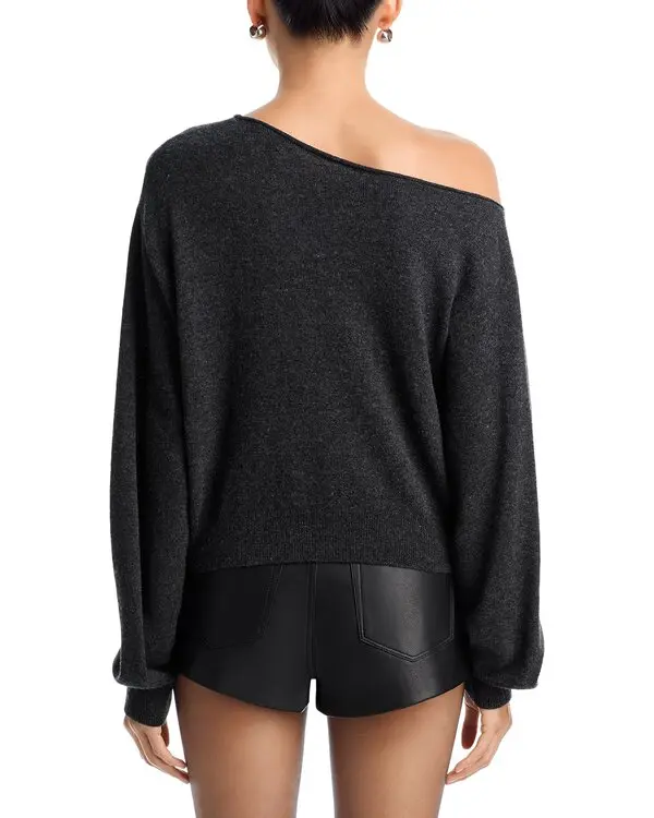Alexander Wang Wool Off-the-shoulder Sweater