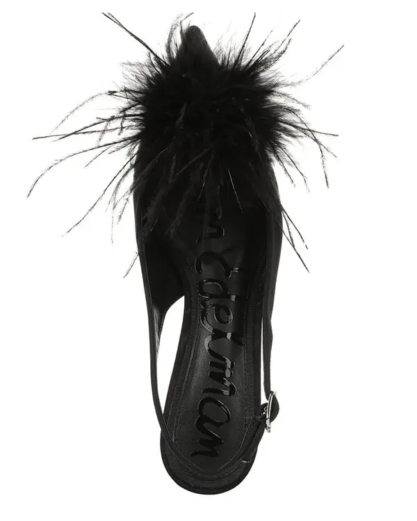 Sam Edelman Finch Feather Slingback Pumps