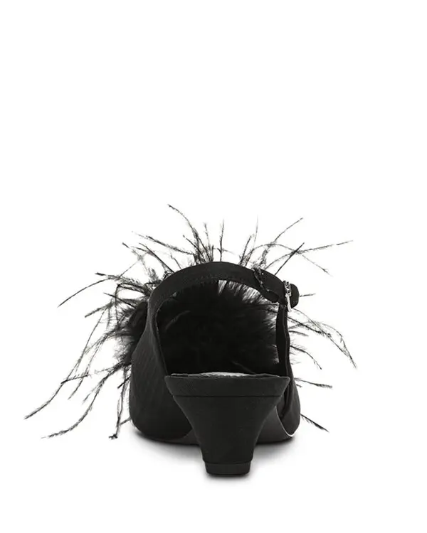 Sam Edelman Finch Feather Slingback Pumps