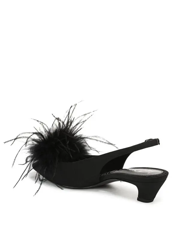 Sam Edelman Finch Feather Slingback Pumps