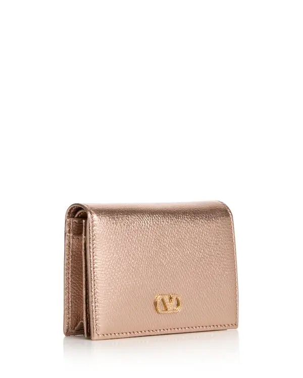 Valentino Garavani Vlogo Leather Bifold Wallet