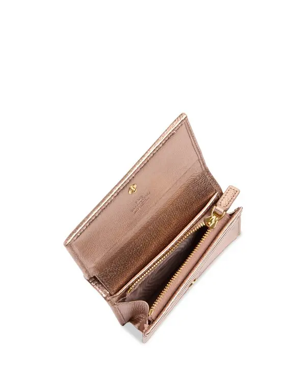 Valentino Garavani Vlogo Leather Bifold Wallet