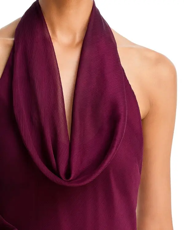 AMUR Marisol Cowl Neck Gown