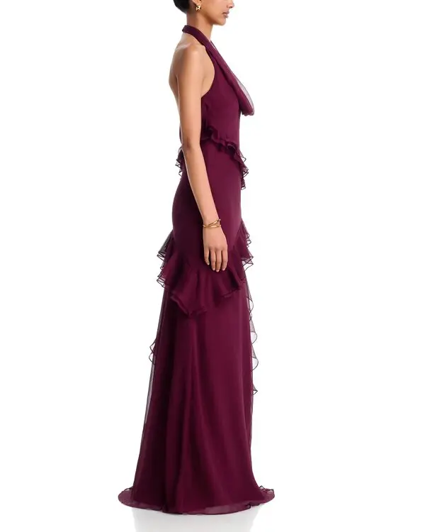AMUR Marisol Cowl Neck Gown